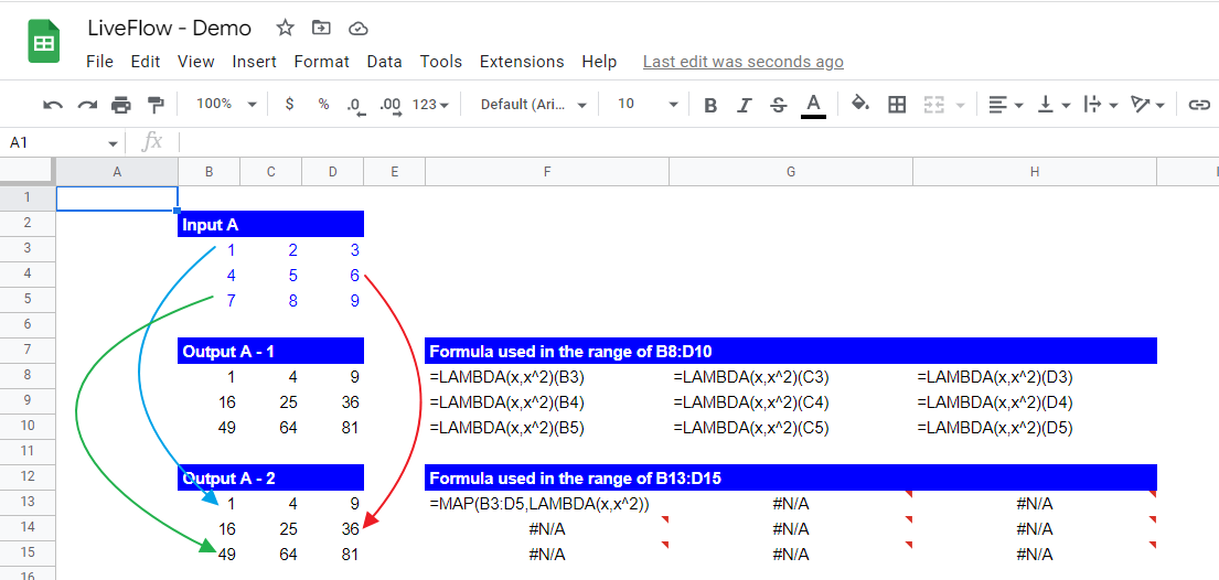How to Use MAP Function in Google Sheets | LiveFlow